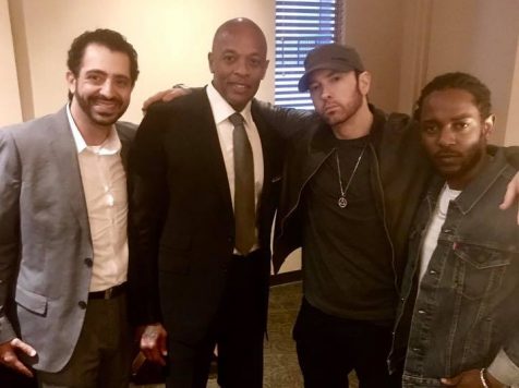 Eminem has a new bearded look