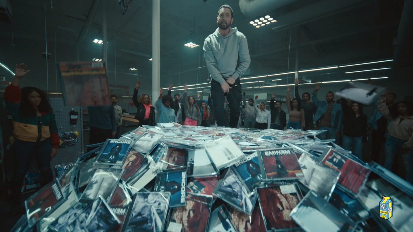 Behind The Scene Photos From “Godzilla” Set: CD Pile Was Real