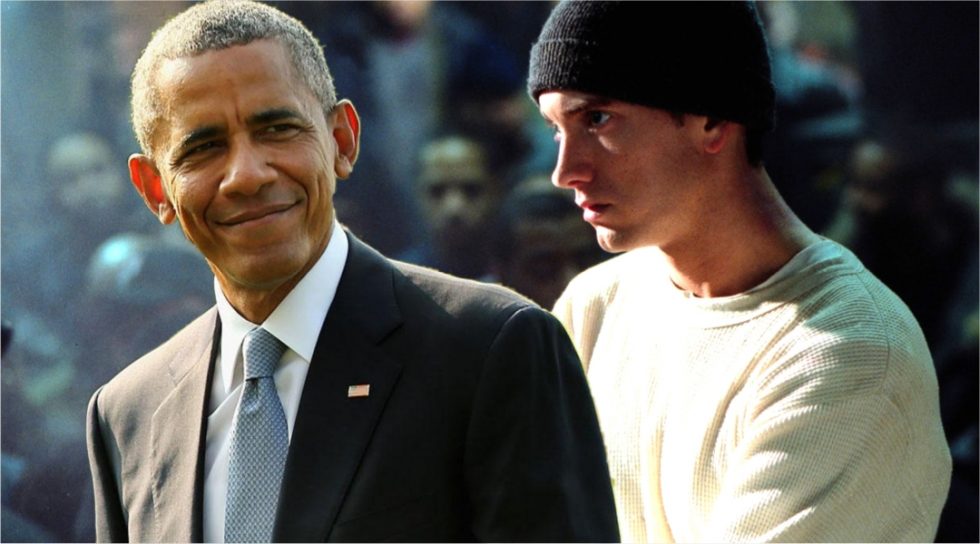 Watch Barack Obama Rap Eminem’s “Lose Yourself” at Detroit Rally