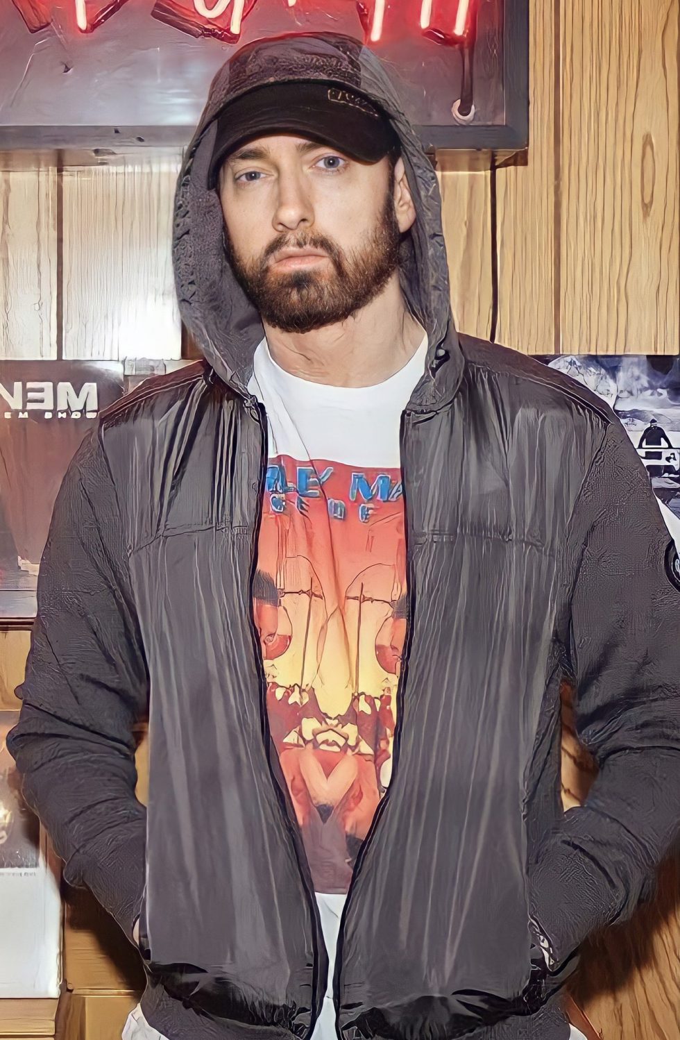 Eminem Treats Fans With Spaghetti In His New Mom’s Spaghetti Diner