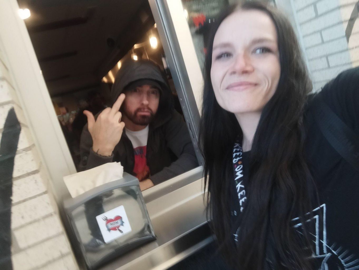 Eminem Treats Fans With Spaghetti In His New Mom’s Spaghetti Diner