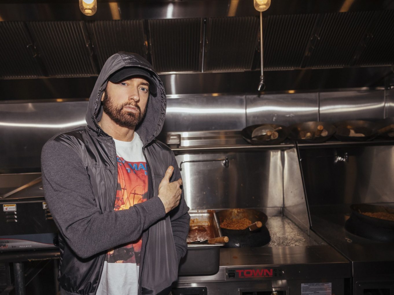 Eminem Shares Photos From Mom’s Spaghetti Opening