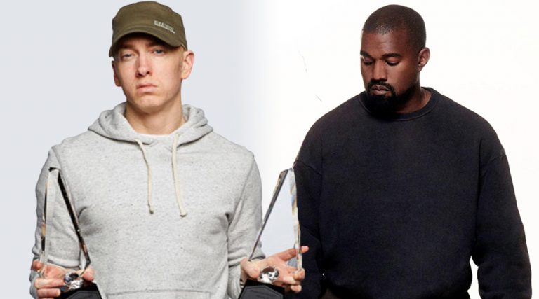 Kanye West Gives Eminem Credit for Producing Diamond Single