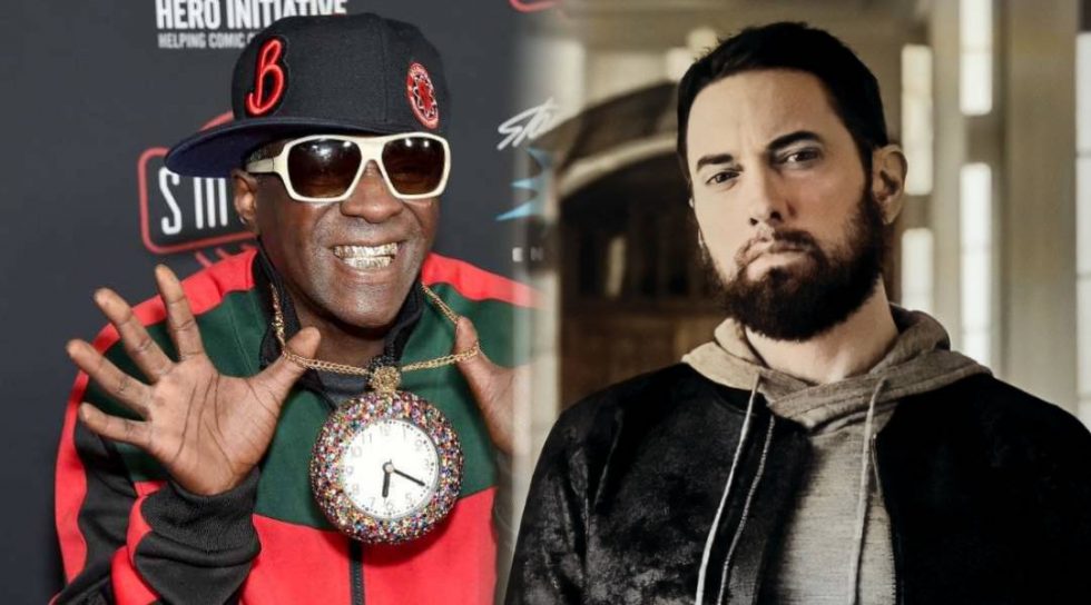 Flavor Flav Proclaims Eminem Best Rapper Alive While Eating Mom’s Spaghetti
