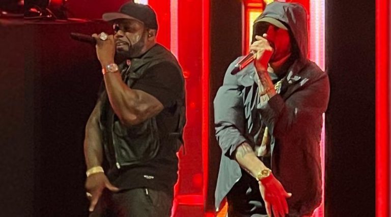 50 Cent Is Still Excited That Eminem Agreed to Came Out With Him on Stage
