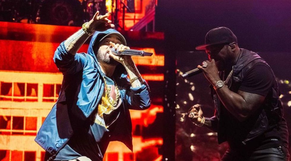 Watch Eminem Surprise Performance With 50 Cent in High Quality ...