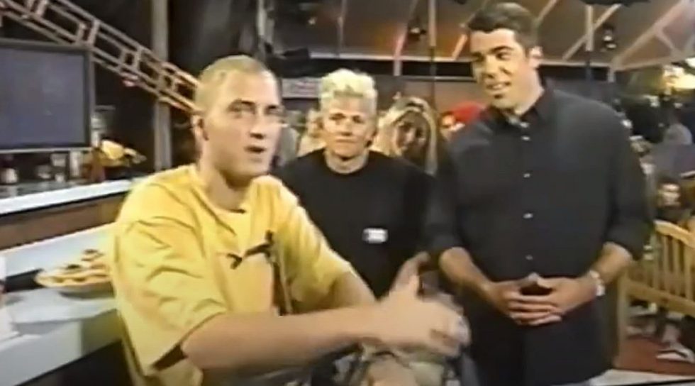 [Rare Footage] Watch Eminem Backstage X Games