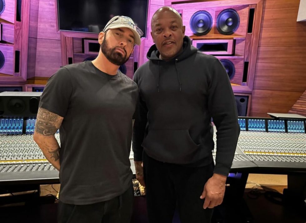 Eminem Shows Photos From His New Album Listening Party