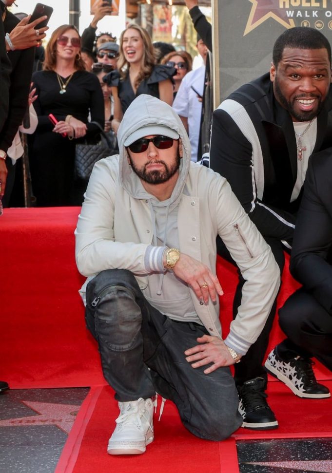 Dr. Dre Gets His Hollywood Walk of Fame Star Surrounded by Eminem, 50 ...