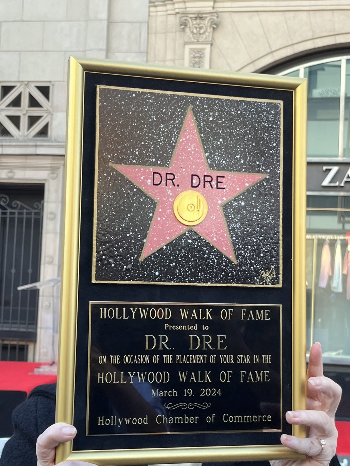 Dr. Dre Gets His Hollywood Walk of Fame Star Surrounded by Eminem, 50 ...