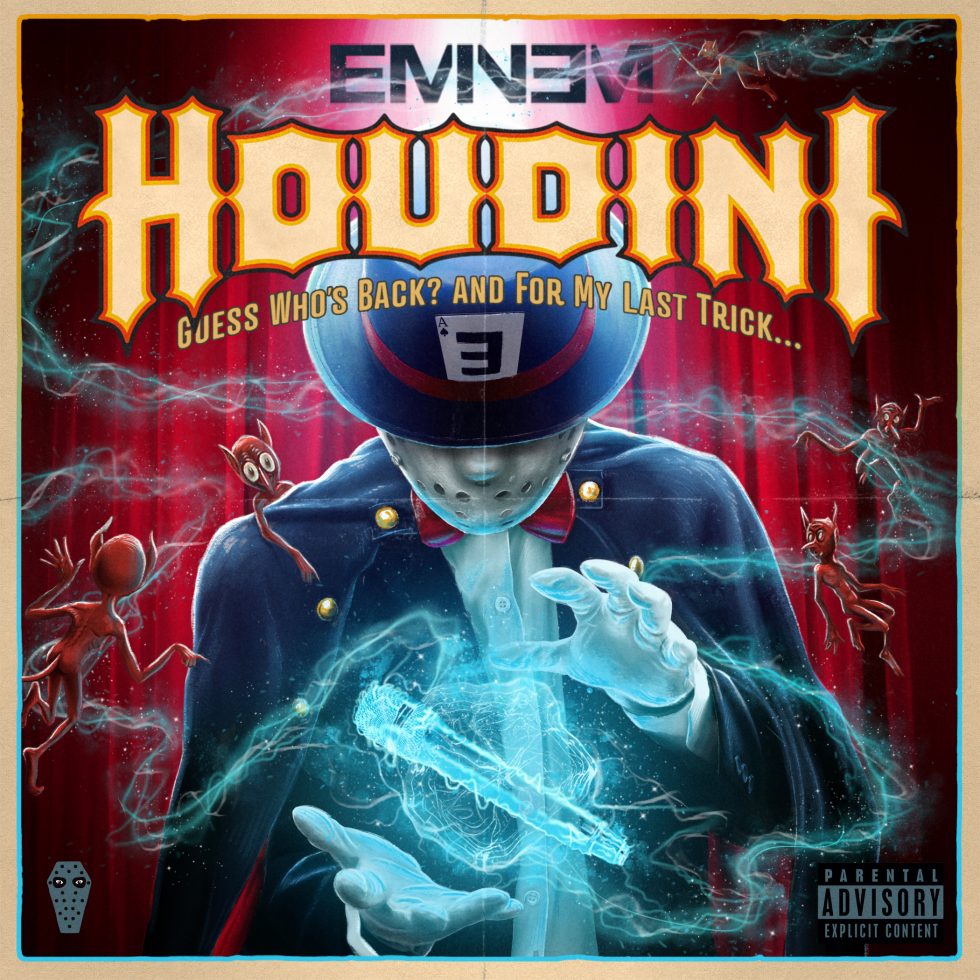 Eminem Presented the Official Art Cover of the Single “Houdini”