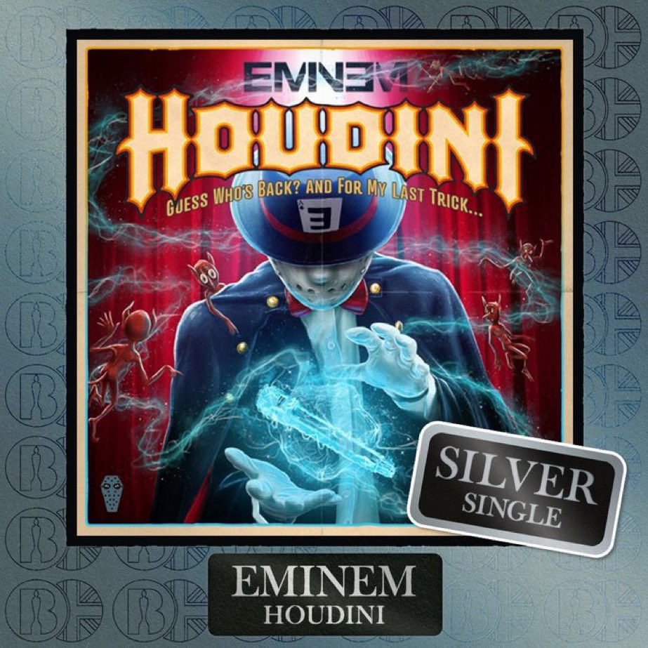 Eminem — “Houdini” Certified Silver in UK