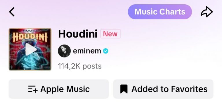 Eminem — “Houdini”: First Week Numbers and Chart Positions