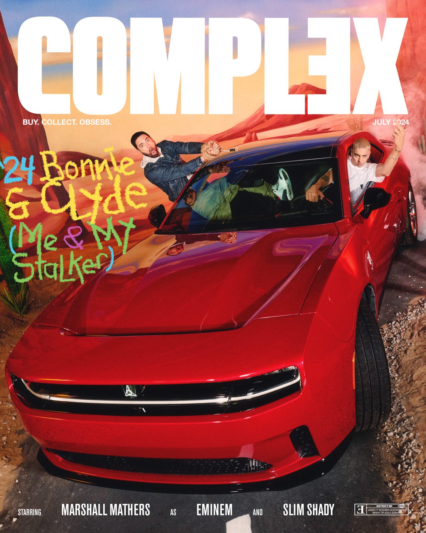 Eminem Meets Slim Shady Face to Face in New Photoshoot