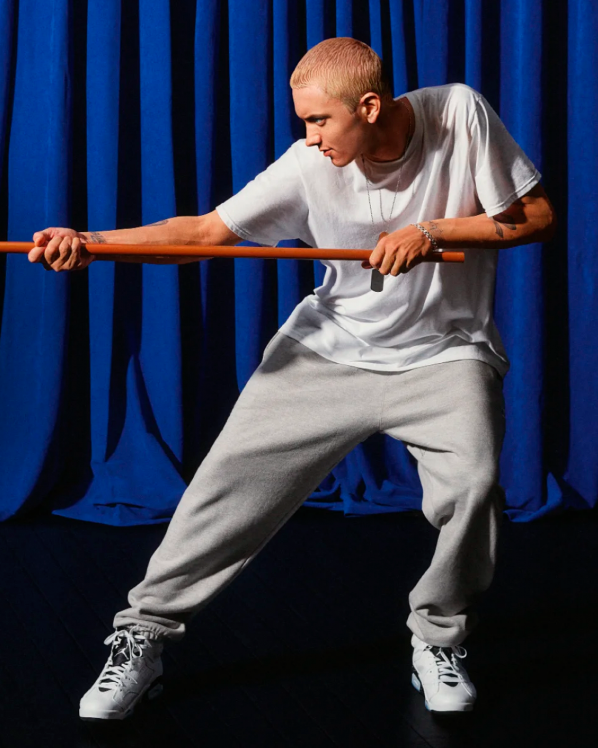 Eminem Meets Slim Shady Face to Face in New Photoshoot