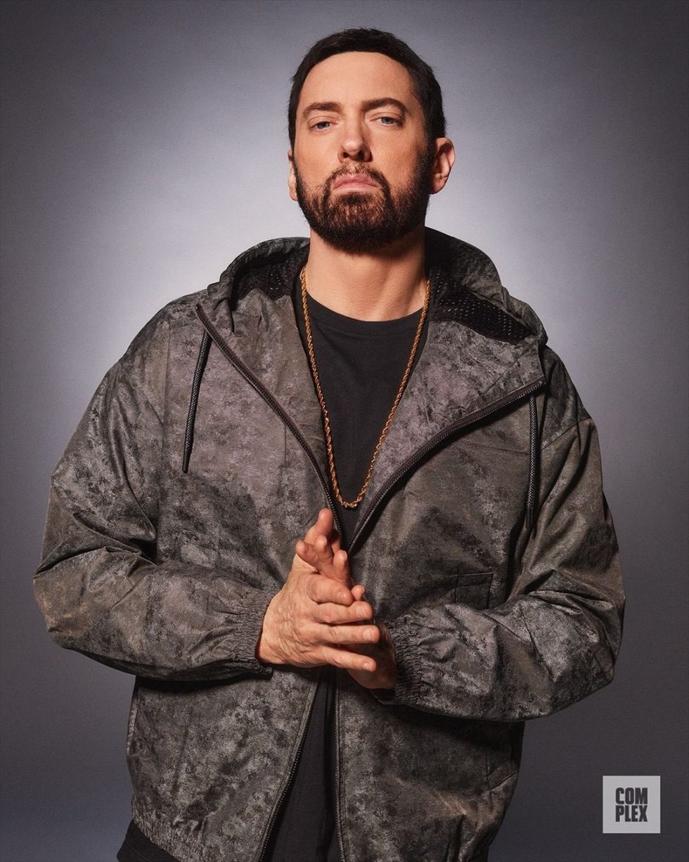 Eminem Meets Slim Shady Face to Face in New Photoshoot