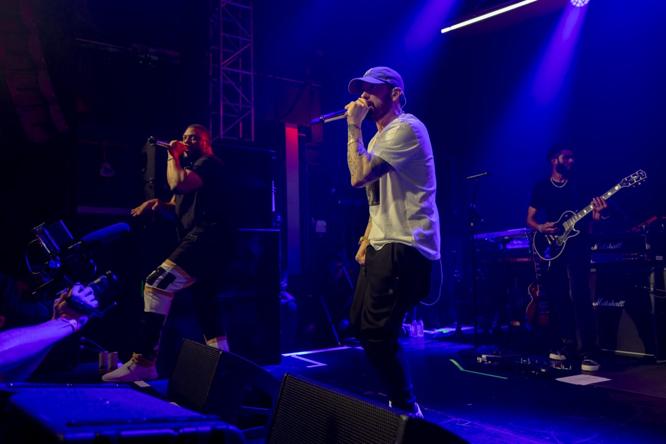 Eminem Performed With Dr. Dre at Gin & Juice Event in London