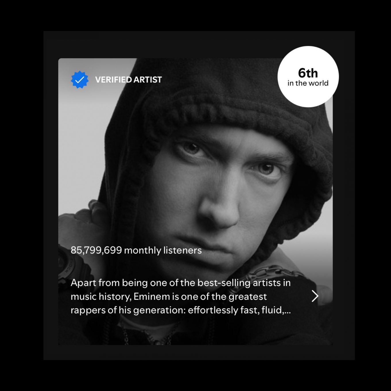 Eminem Reaches New All-Time Peak, Inches Closer to Spotify Rapper Record