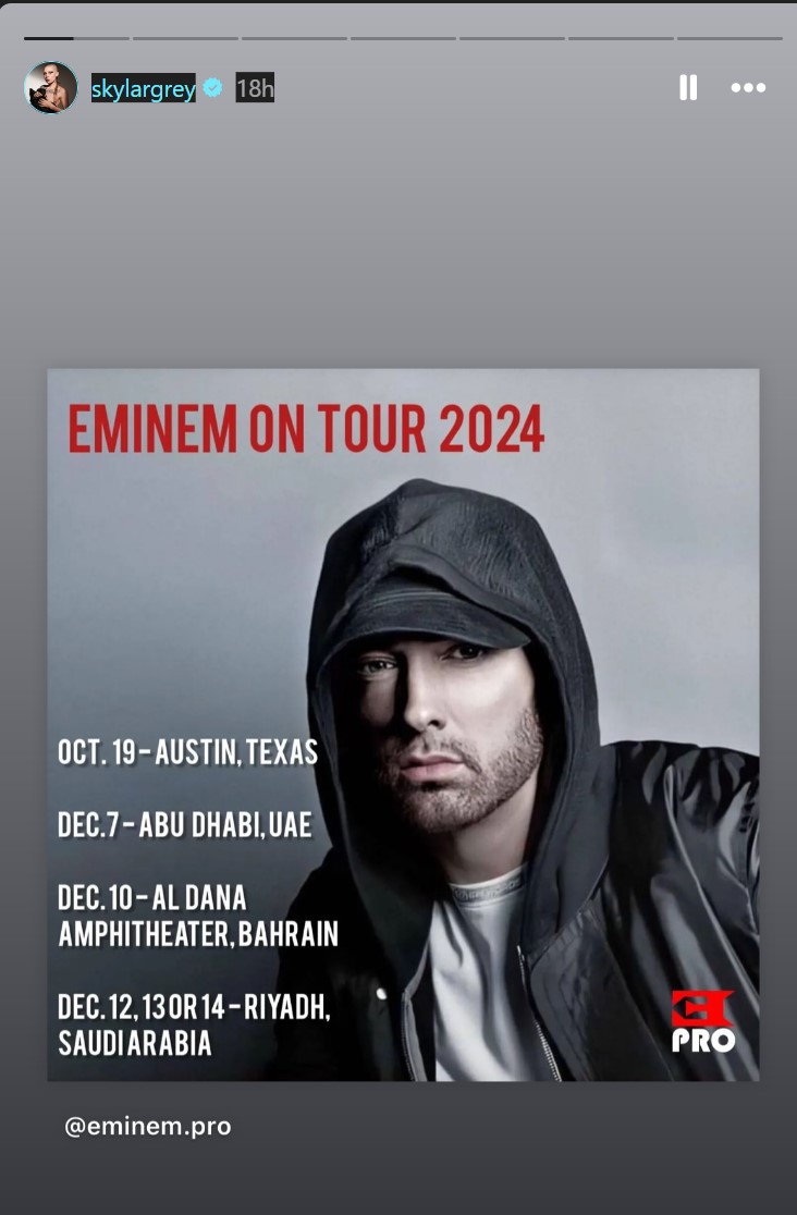 Skylar Grey Joins Eminem for F1 Grand Prix Concert in Austin