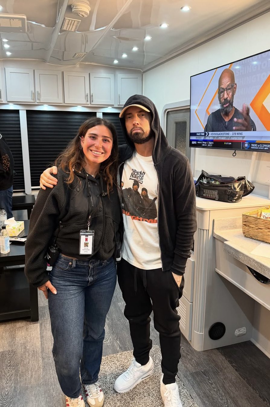 “WHAT Did He Just Do?!” New Set Photos of Eminem on Happy Gilmore 2 ...