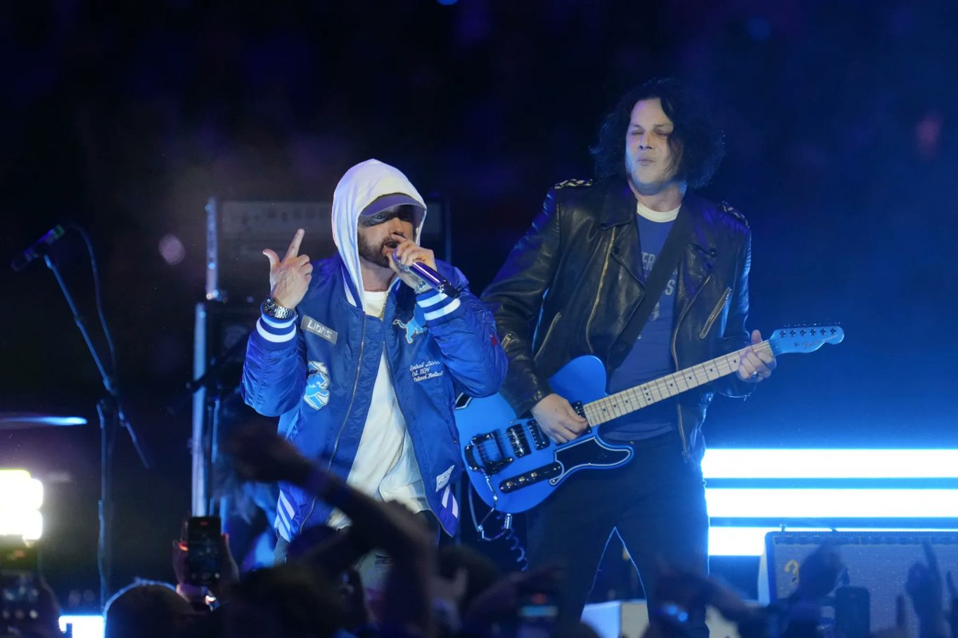 Eminem Joins Jack White for Historic Detroit Halftime Show
